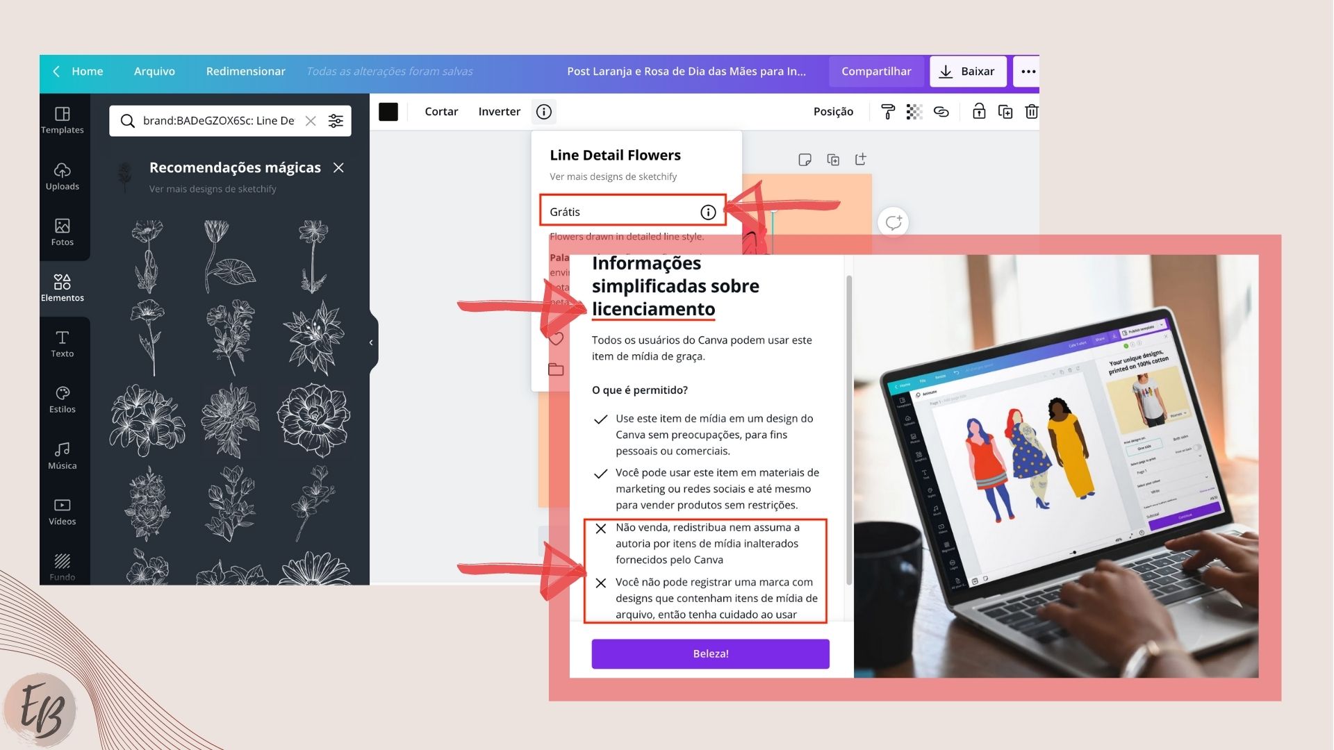 Elementos Canva: Dicas de como encontrar elementos escondidos no Canva